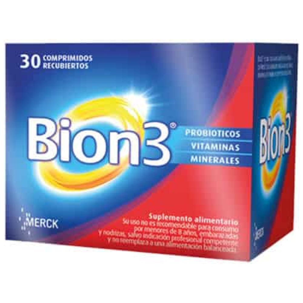 Bion3 Suplemento Alimentario 30 Comprimidos Recubierto | Perfumeria Milagros