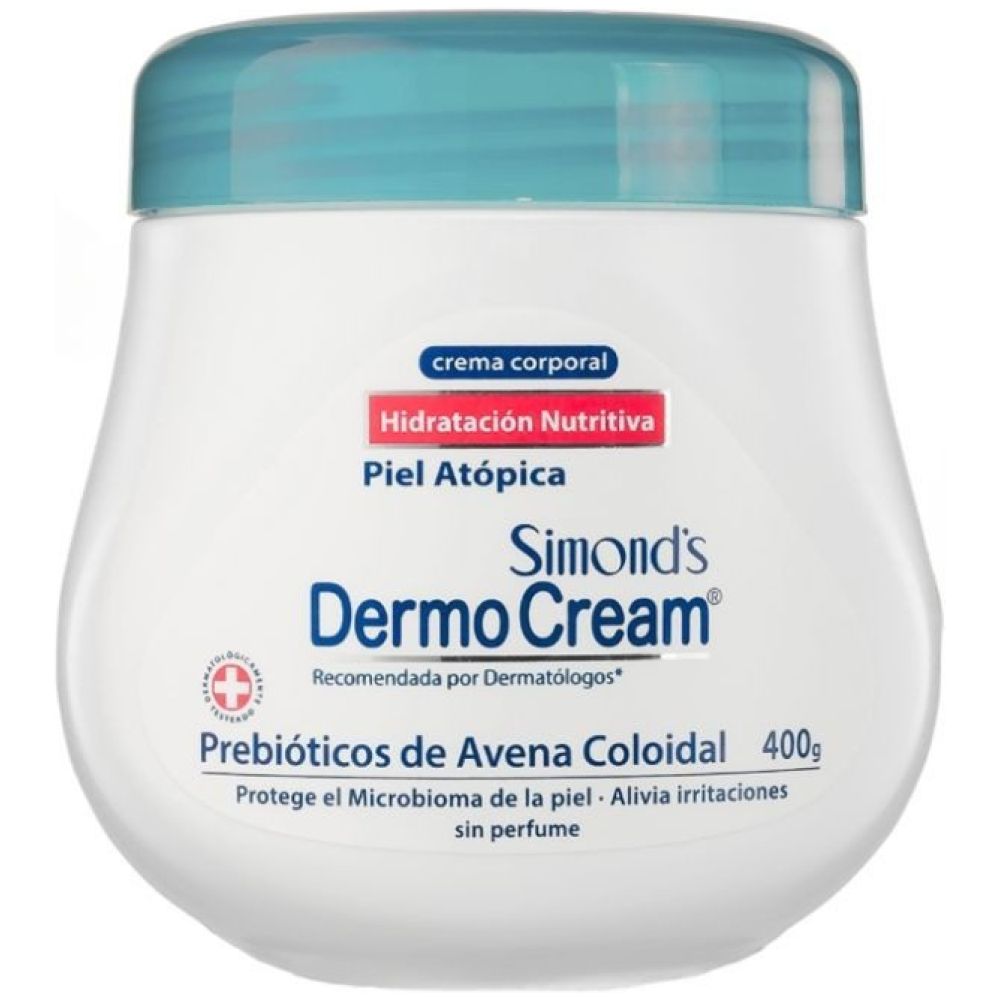 Simonds Dermocream Crema Hidratacion Piel Atopica Avena 400g | Perfumeria Milagros