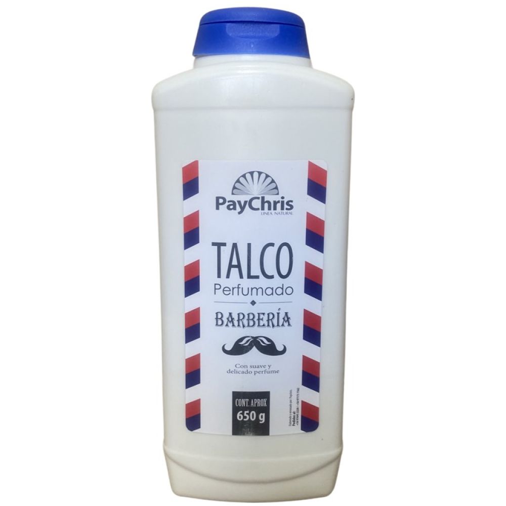 Talco Perfumado Barberia 650g Paychris | Perfumeria Milagros