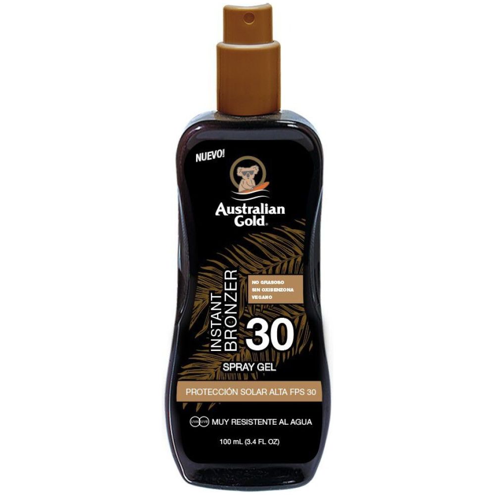 Bronceador Instant Bronzer Spray Fps30 100ml Australian Gold ...