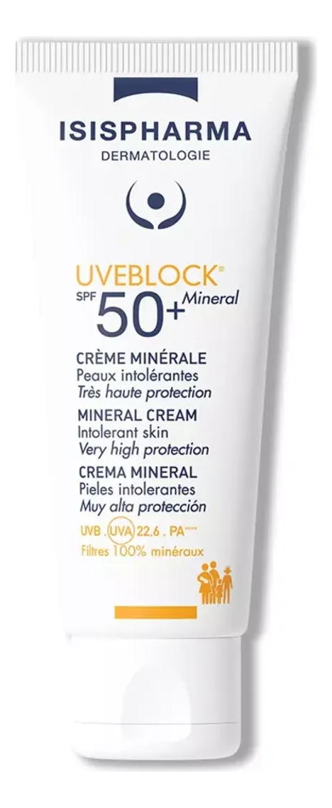 Isispharma Uveblock Mineral 50 Spf Crema 40 Ml | Perfumeria Milagros
